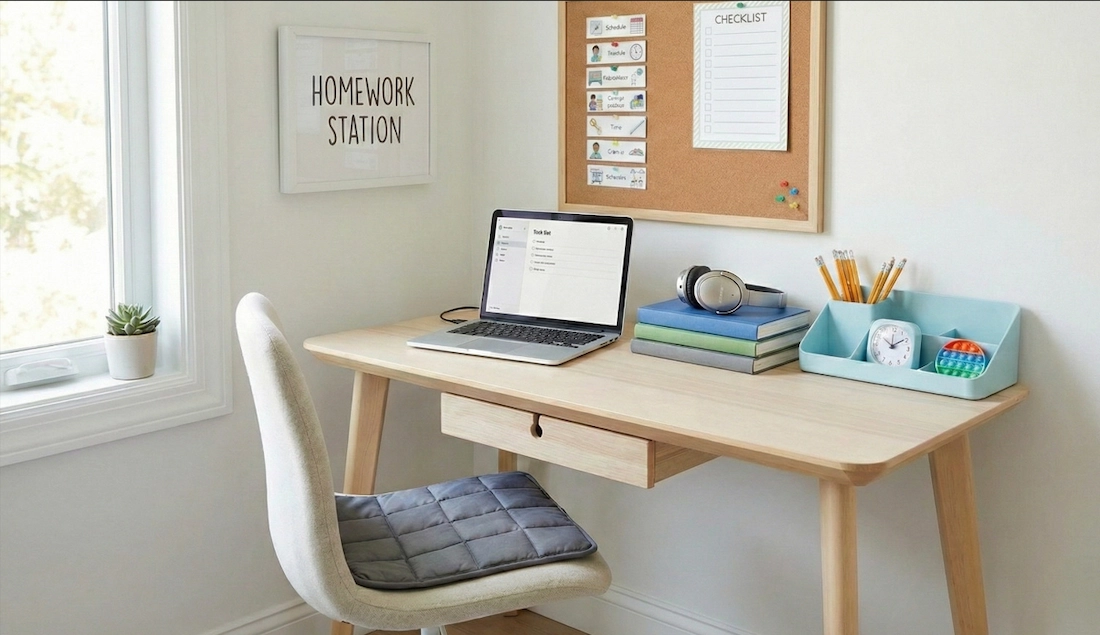 What's the Best Homework Station for a Child with ADHD?